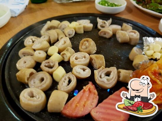 Menu at Palgong Makchang restaurant, Daegu