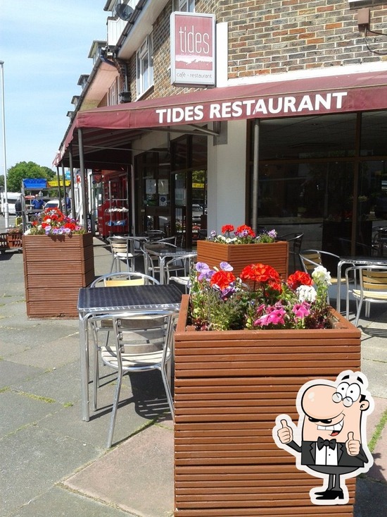 Menu at Tides cafe, Worthing