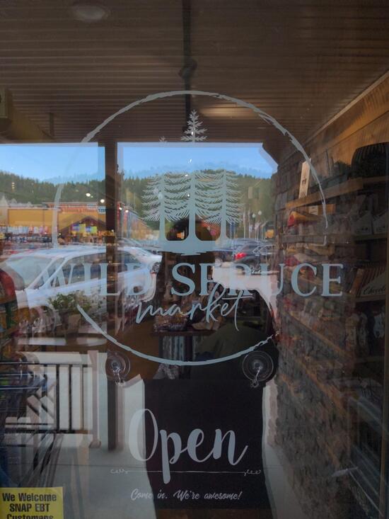 Menu at Wild Spruce Market pub & bar, Custer
