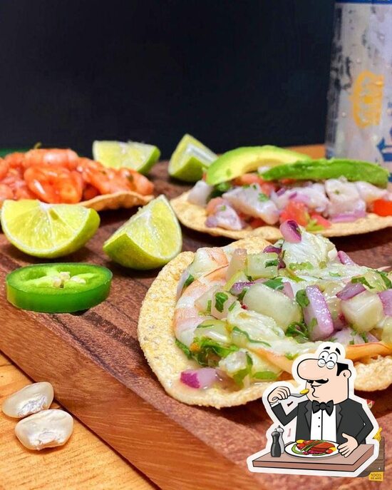 Menu at Beto's El Patrón de la Tostada restaurant, Guadalajara