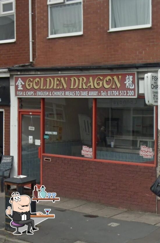 Menu at Golden Dragon Chinese & English Takeaway fast food, Southport