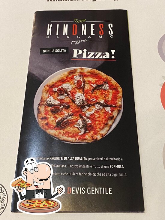 Menu at Kindness Pizzeria Broseta, Bergamo
