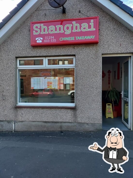 Menu at Shanghai Chinese Takeaway fast food, Ardrossan