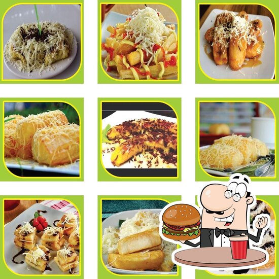 Menu at Singkong Keju Bandung cafe, Balaraja