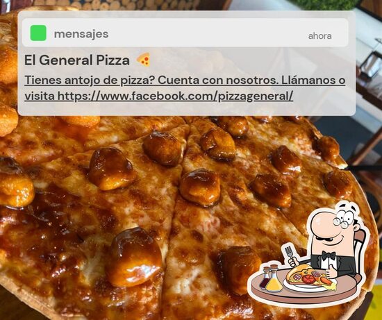 Carta del restaurante El General Pizza, Mazatlán