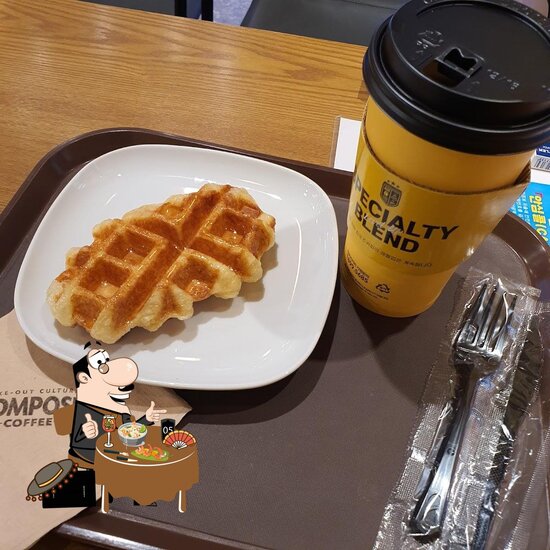 Menu at COMPOSE COFFEE cafe, Busan, 58 Haegwan-ro