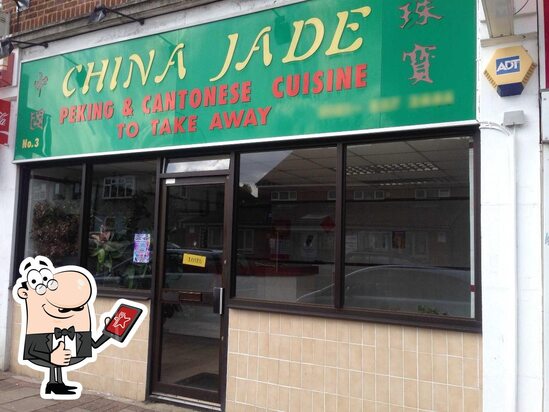 Menu at China Jade fast food, London, 3 Beaconsfield Rd