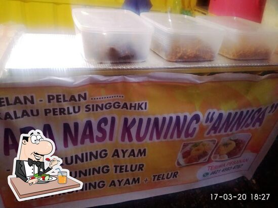 Menu at Nasi Kuning Annisa restaurant, Lemba