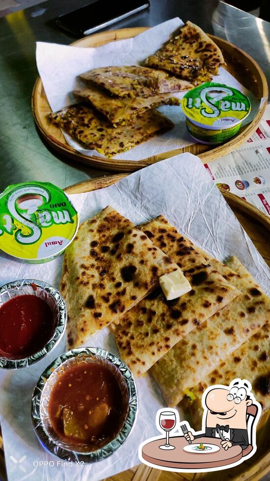 Menu at paratha junction, Ahmedabad