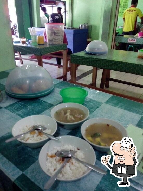 Menu at Sop Ayam Pak min restaurant, Purbalingga