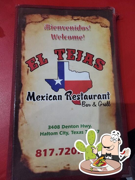 Menu at El TEJAS MEXICAN RESTAURANT, Haltom City