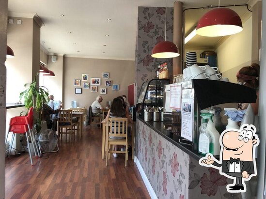 Menu at the grumpy monkey coffee house, Paisley