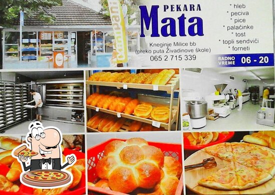 Menu at Pekara Mata, Trstenik