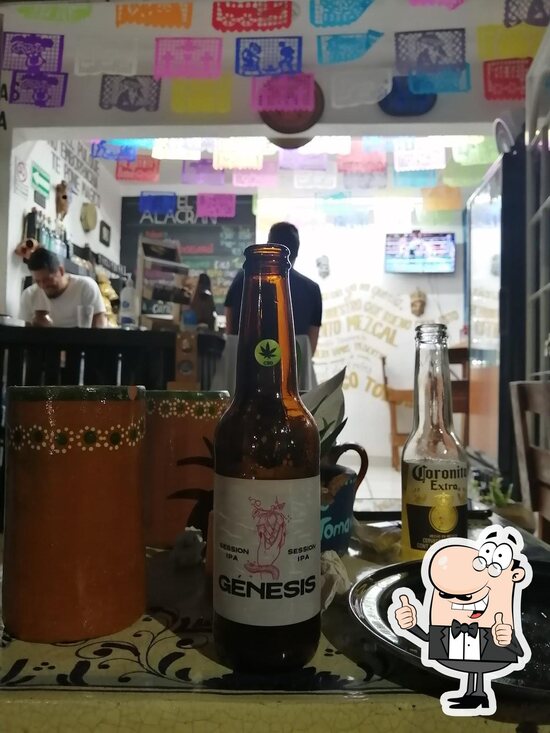 Carta de El Alacrán Pulcata de Barrio pulqueria, Guadalajara