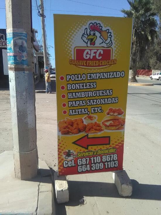 Menu at Gfc Guasave Fried Chicken restaurant, Guasave