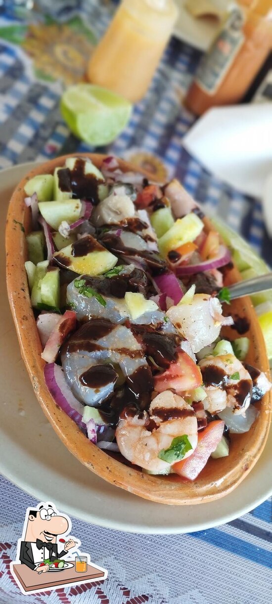 Menu at Mariscos "Lapiz" restaurant, Tepic