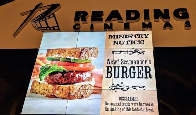 Menu at Reading Cinemas at Cal Oaks Plaza with TITAN LUXE pub & bar ...