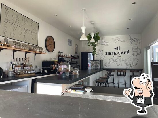 Menu at SIETE CAFE, Ensenada