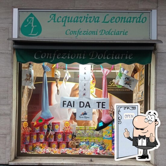 Speisekarte von Acquaviva Leonardo Dolciumi nachtisch, Mailand
