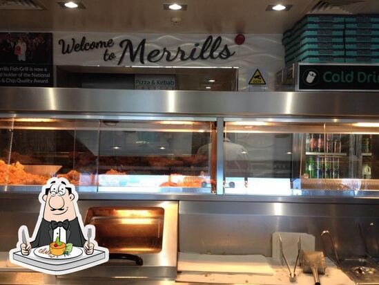 Menu at Merrills Fish Grill pizzeria, Sunderland