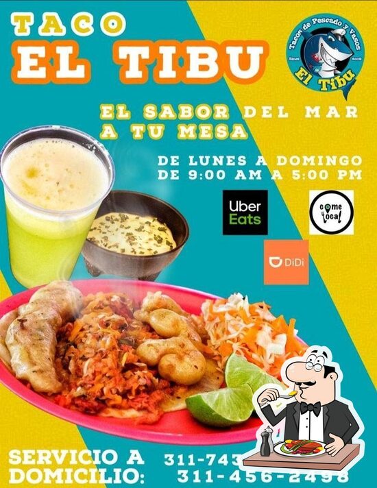 Carta del restaurante El Tibu - Tacos del pescado, Tepic, Av Ignacio ...