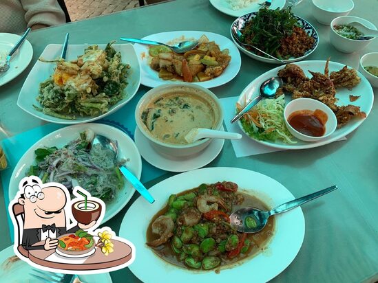 Menu at Ban Suan Mae Rim restaurant, Mae Raem
