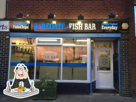 Menu at Haregate Fish Bar, Leek