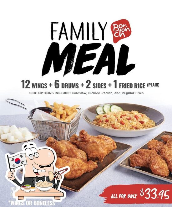 Menu at Bonchon restaurant, Orlando, 504 N Alafaya Trail