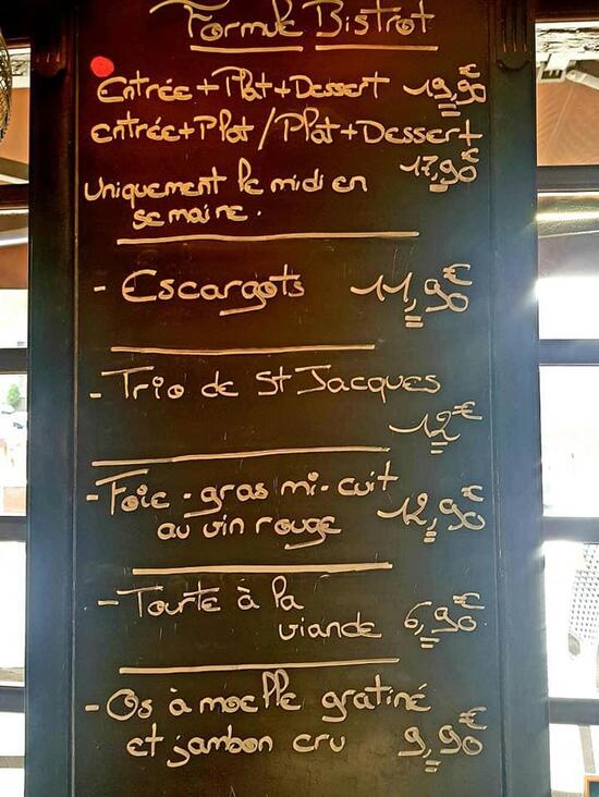 Chez Odette bongrain, Dinan - French restaurant menu and reviews