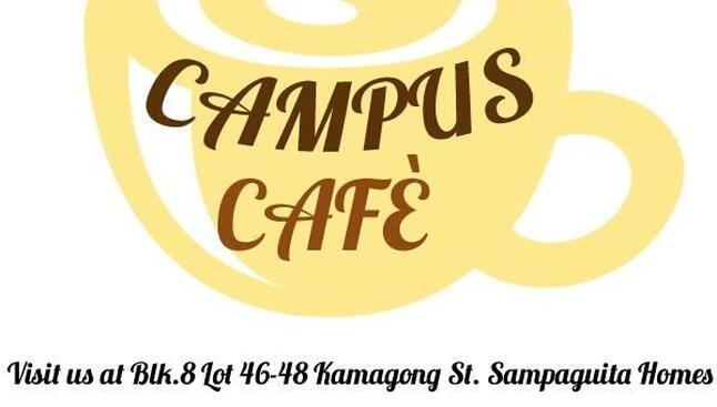Menu at Campus Cafè, Lipa