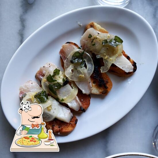 Menu at Bartolo, Sydney