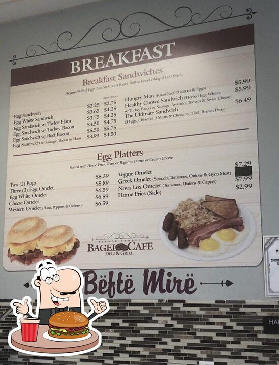 Menu at Pierce Street Bagel Cafe Deli & Grill, Franklin Township