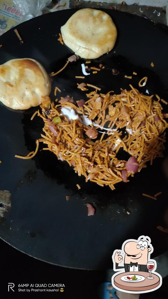 Menu at Samosa Hut, India