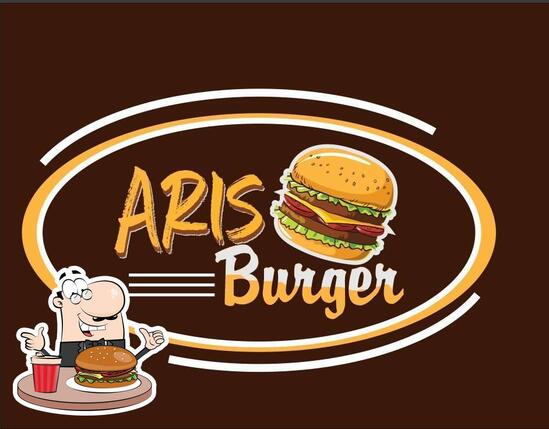 Menu at Aris Burger restaurant, Colombia