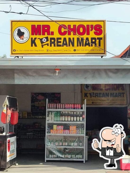 Menu at Mr. Choi's Korean Food Mart restaurant, Tarlac City