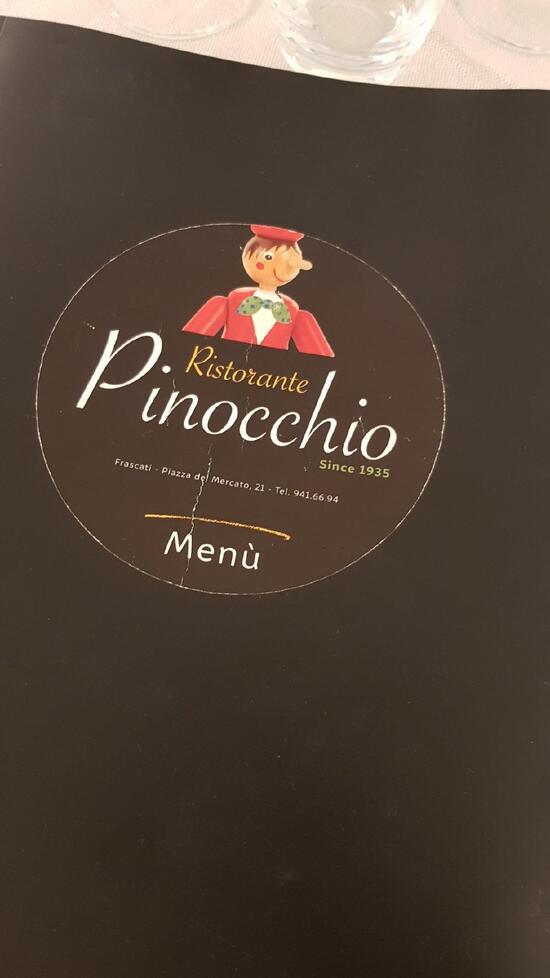 Menu at Hotel e Ristorante Il Pinocchio, Frascati