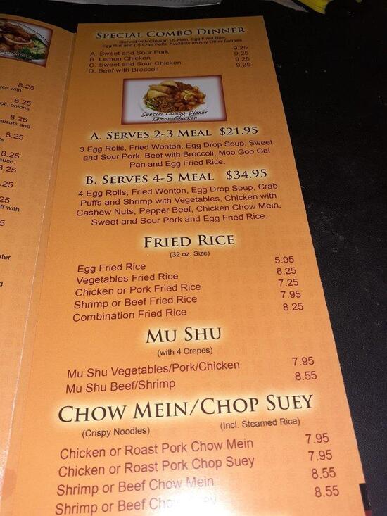 Menu at Hing Loon Chinese Ex restaurant, Glendale