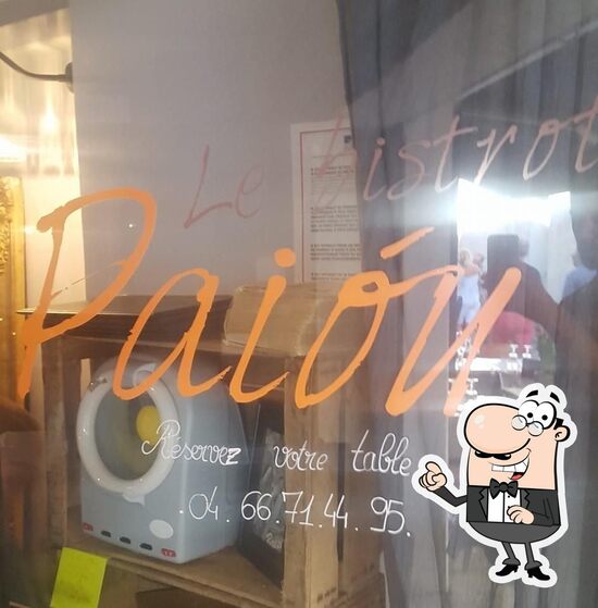 Menu at Le Bistrot Paiou restaurant, Aigues-Mortes