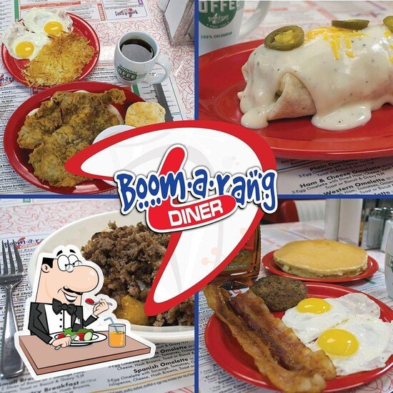 Menu at Boomarang Diner restaurant, Shawnee, N Harrison St