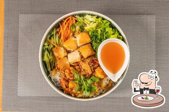 Menu at Little Hanoi restaurant, Nice