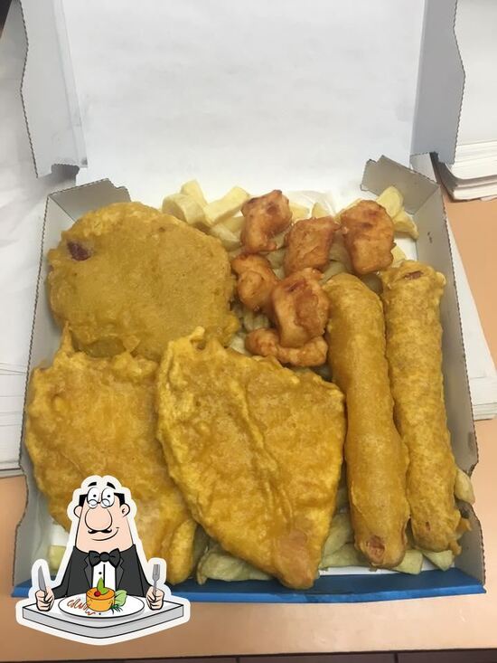 Menu at Barnhill Fish & Chips Ronnie's, Greenock