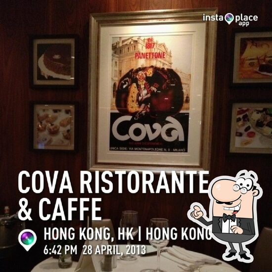 Menu at Cova restaurant, Hong Kong, Shop G315