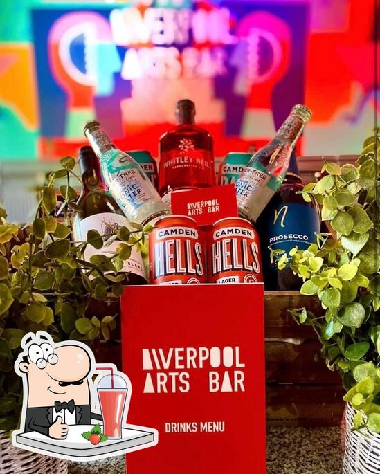 Menu at Liverpool Arts Bar, Liverpool