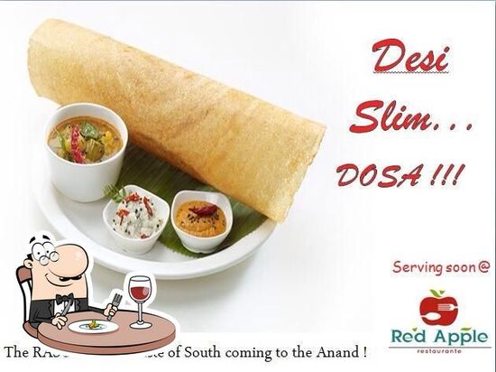 Menu at Red Apple, Anand