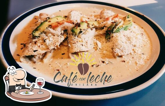 Menu at Cafe con Leche, Orizaba