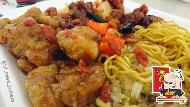 Menu at Panda Express restaurant, Mexico City, Av. Cuauhtémoc 462