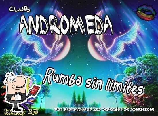 Menu at CLUB Andromeda, Bogotá