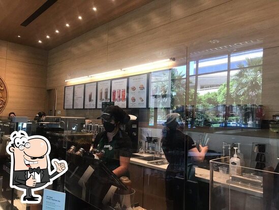Menu at Starbucks, Burbank, 3400 Warner Blvd