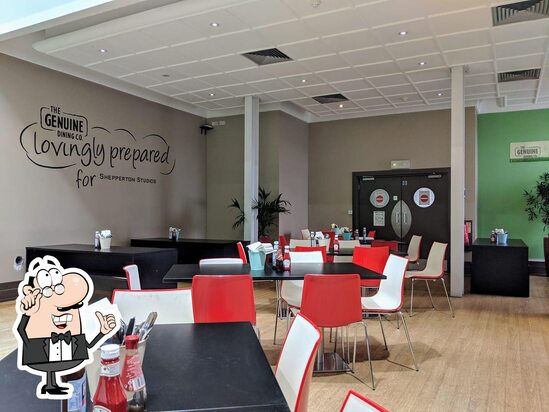 Menu at The canteen at Shepperton Studios cafe, Shepperton