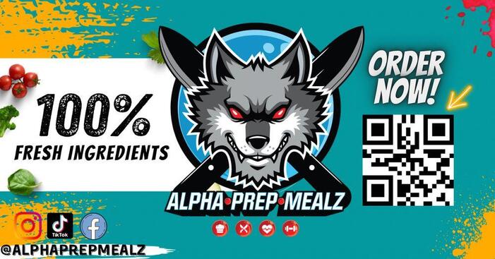 Menu at Alphaprepmealz restaurant, Lawndale
